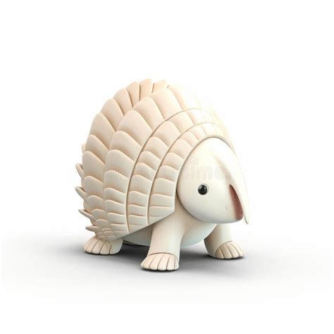 Cute Armadillo 3d Logo In Minimalist Style Stock Illustration Illustration Of Armadillo Logo