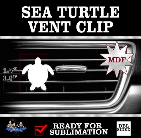 Sea Turtle Mdf Car Vent Fresheners