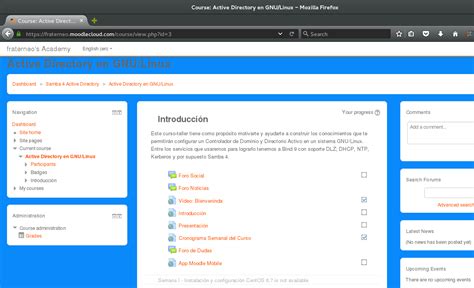 fraterneo gnu linux mañana inicia el curso active directory en gnu linux