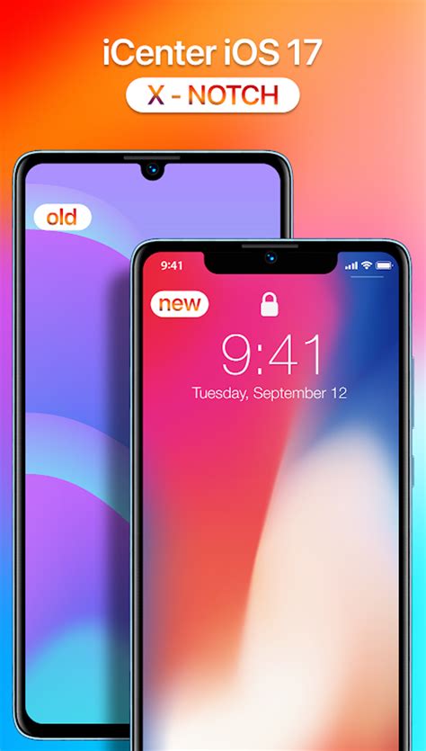 Android 용 Icenter Ios 17 X Notch 다운로드
