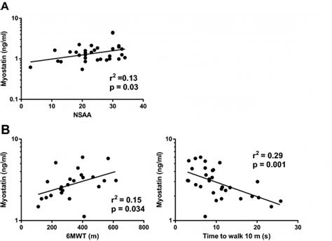 relationship of serum myostatin and clinical muscle function tests