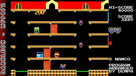 Sharp X1 Mappy © 1984 Dempa Gameplay Youtube