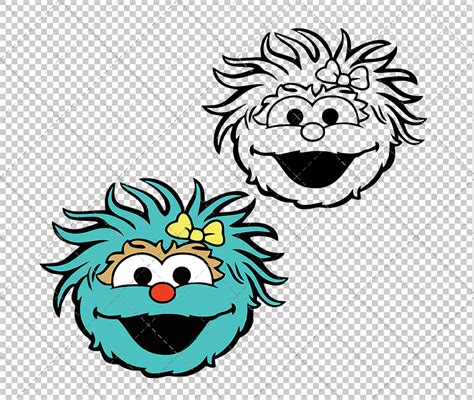 Rosita Sesame Street Svg Dxf Eps Png Svgshopart Sesame Street