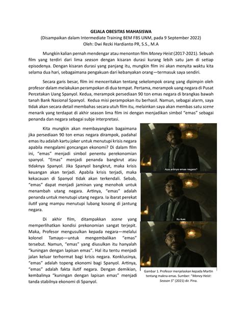 Pdf Gejala Obesitas Mahasiswa