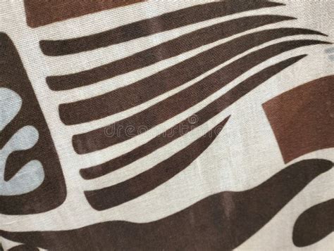 Texture Of Print Fabric Striped For Abstract Background And Design