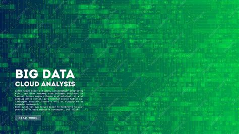 Premium Vector Big Data Cloud Computing Blockchain Visualiztion