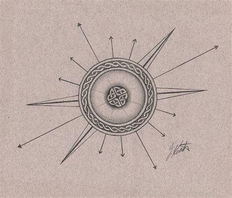 Celtic Flavor Compass Compass Rose Tattoo Compass Tattoo Small Celtic Tattoos