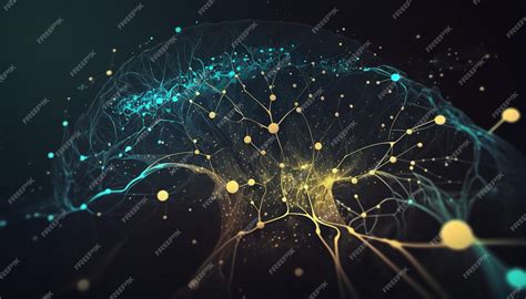 Premium Photo Technology Neural Network Background Imagegenerative Ai
