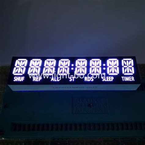 14 Segment8 Digit 14 Segment Alphanumeric Led Displaywhite