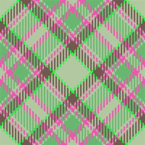 Premium Vector Fabric Seamless Vector Tartan Background Texture Textile Pattern Plaid Check