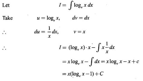 Integration By Parts Worked Examples Exercise With Answers