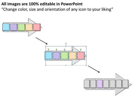 Business Ppt Diagram Staged Linear Process Flow Powerpoint Template Presentation