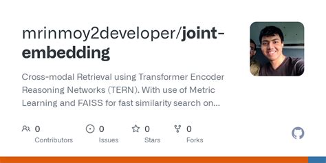 Github Mrinmoy2developerjoint Embedding Cross Modal Retrieval Using