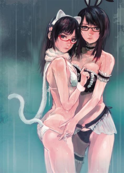 Kozukata Yuuri And Hinasaki Miu Fatal Frame And 1 More Drawn By Gauss