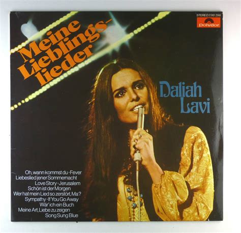 12 Lp Daliah Lavi My Favorite Songs I1134 Cleaned Ebay
