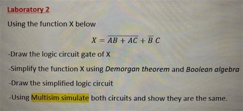 Solved Laboratory Using The Function X Below X AB AC Chegg