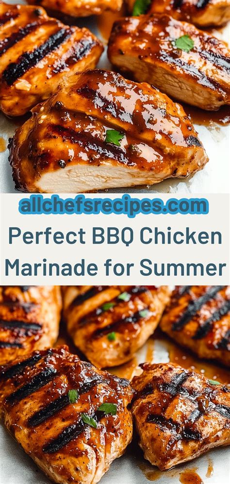 Bbq Chicken Marinade Recipe Marinated Chicken Recipes Barbecue