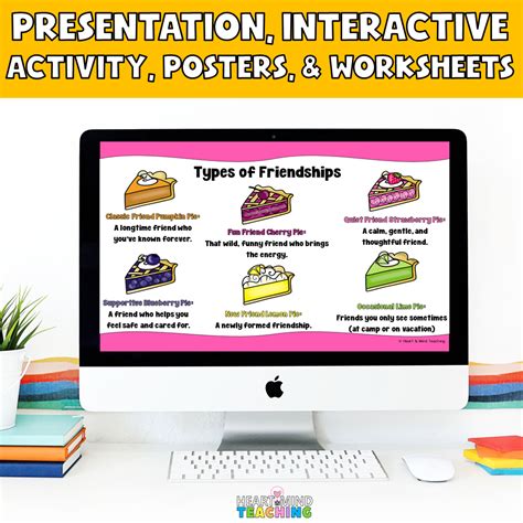 Friendship Pie Friendship Activity Heart And Mind Teaching