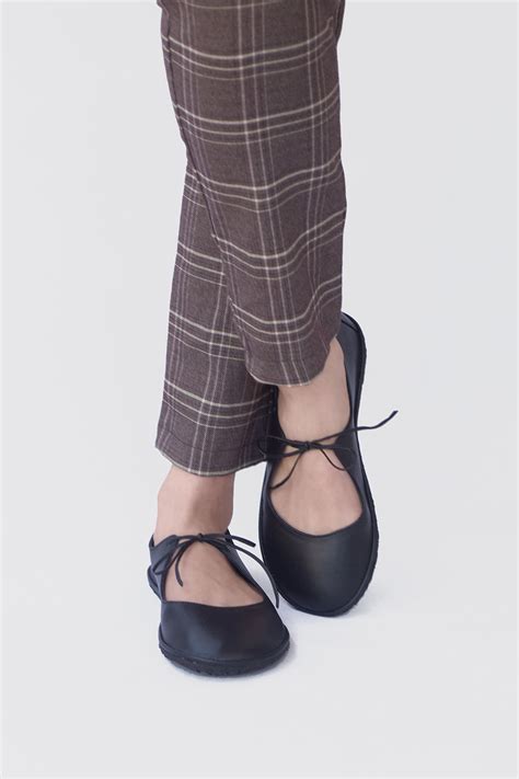 Passion Ballet Flats In Matte Black The Drifter Leather Handmade Shoes