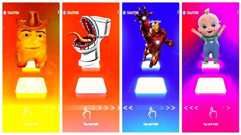 King Master 🆚 Toilet Mimic 🆚 Lron Man 🆚 Ciu Ciu Wa 🎶 Tiles Hop Edm Rush 🎶 Who Is Best Video