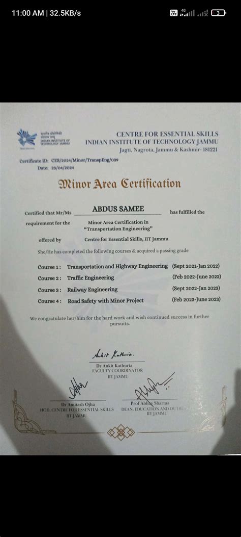 Abdus Samee On Linkedin Transportationengineering Iitjammu Mietjammu Roadsafety…