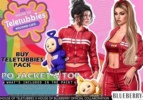 Second Life Marketplace Blueberry Po Jackets Open And Closed