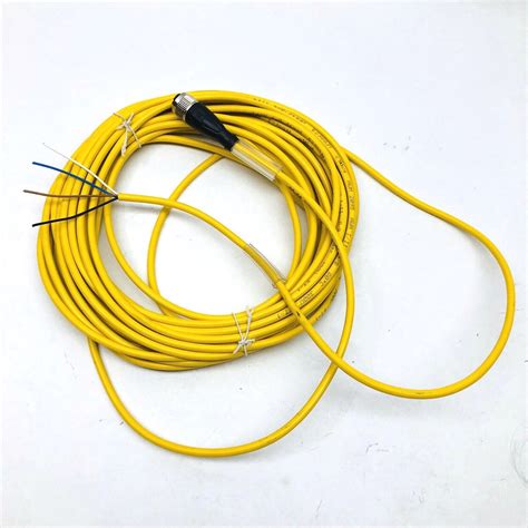 Liyy Contact Sensor Receptacle Yellow Cable 4 X 0 34 Mm E238831 Ebay