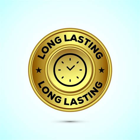 Long Lasting Icon Design Illustration Durability Icon Design