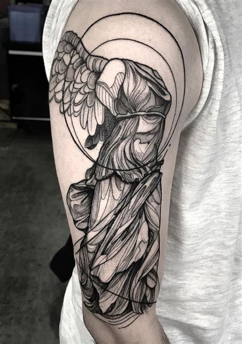 Nike Statue Tattoo