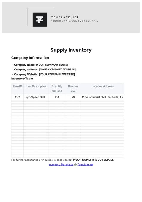 Free Consignment Inventory Template To Edit Online