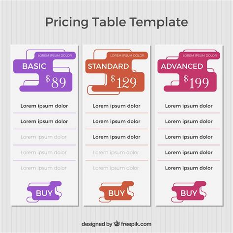 Vektor Tabel Harga Unduh Vektor Berkualitas Tinggi Gratis Dari