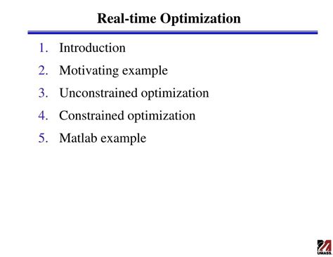 Ppt Real Time Optimization Powerpoint Presentation Free Download Id 3369375