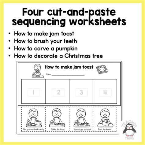 Sequencing Worksheets For Procedures Teachie Tings Time Saving