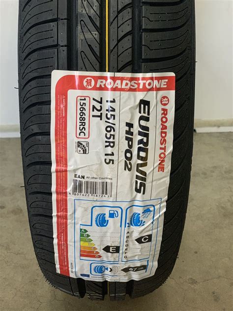 2 x 145/65 R15 Roadstone Eurovis HP02 72T (Nexen) 145 65 15 - TWO TYRES ...
