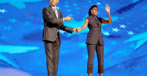 At Dnc Barack And Michelle Obama Bring Fire Los Angeles Times