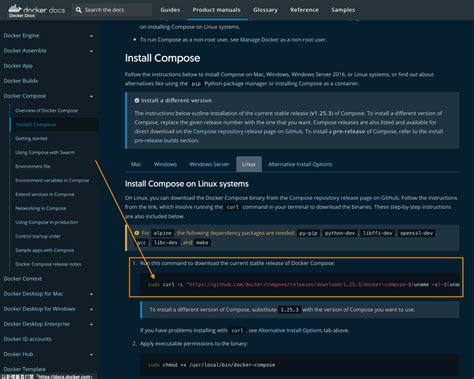 docker 安裝 docker compose in tone
