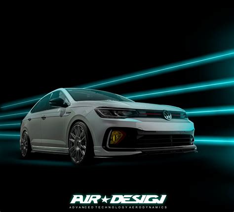 Air Volkswagen Virtus 2023 Air Design Body Kit Front Spoiler Side