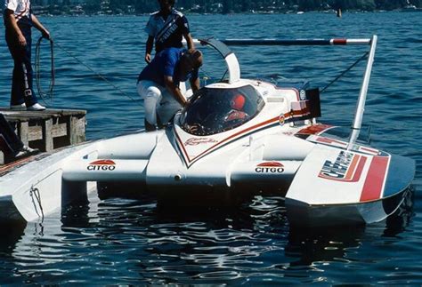 7 Eleven Evinrude Racing Vintage Hydrofoil Design Miss Budweiser
