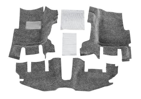 Bedrug Brtj97fnc Jeep Bedrug 97 06 Tjlj Front 3pc Flr Kit Wo Cntr