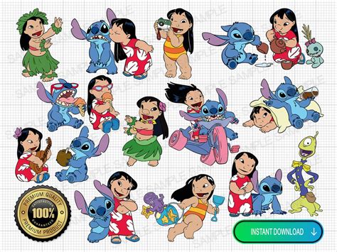 Lilo And Stitch Svg Lilo Svg Stitch Silhouette Lilo Silhouette Stitch