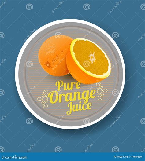 Or Stock Illustration Illustration Of Emblem Juice 45031753