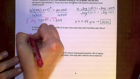Exponential Functions Word Problems Examples Solving Exponential