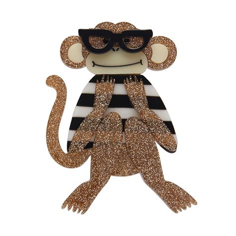 Moe The Monkey Lover 2022 Wild Brooches