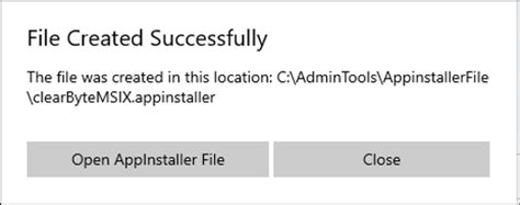 Msix Lab Update Für Appinstaller File Builder Hands On Clearbyte Gmbh