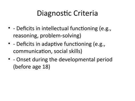 Intellectual Developmental Disorder Presentation Pptx