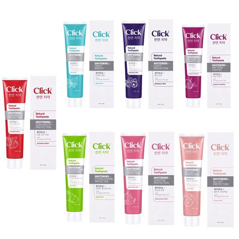 Jual Click Natural Toothpaste Whitening Pasta Gigi Korea Shopee Indonesia