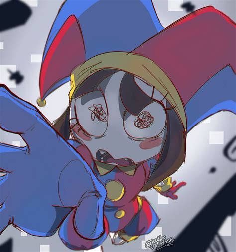 Pomni In The Void By Jowbokitten On Newgrounds