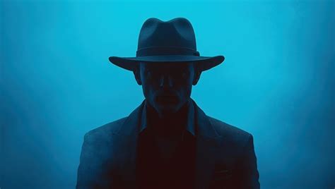 Mysterious Man In Fedora Premium Ai Generated Image