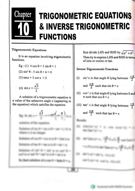 SOLUTION Trigonometric Equation And Inverse Trigonometric Function Studypool