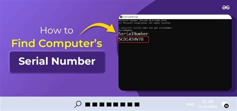 How To Find Your Computers Serial Number GeeksforGeeks